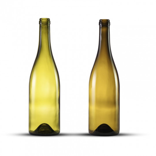 Bouteilles de vin vides 75cl - Bourgogne Tradition - Teinte Cannelle