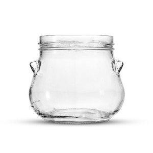 Marmites en verre vides de 85 cl - Bocaux forme marmite 850 ml