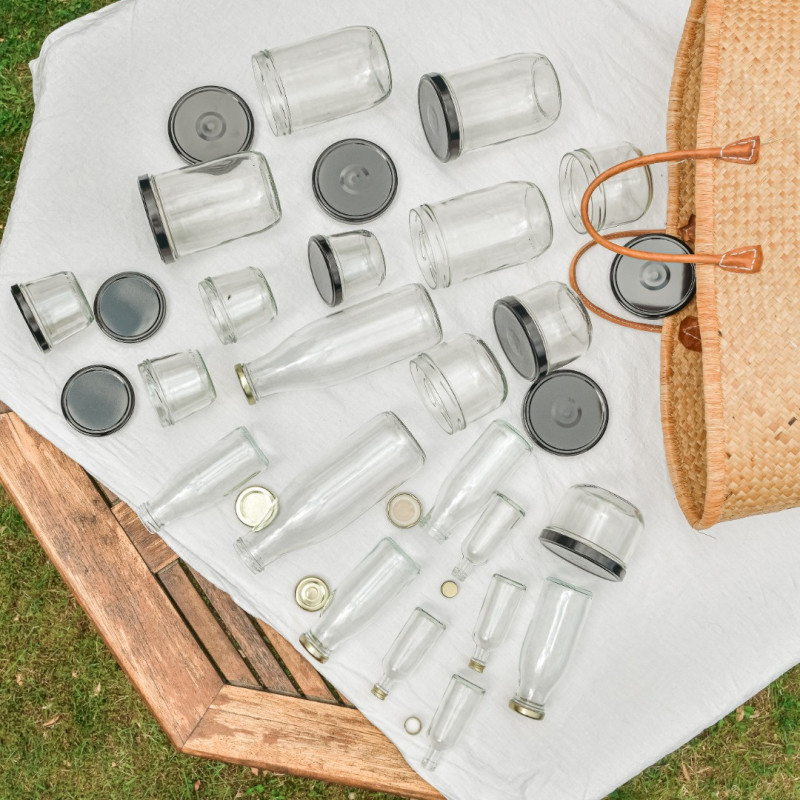 Bouteilles bocaux vides - Boboco